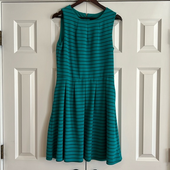 Mossimo Supply Co. | Dresses | Turquoise Dress With Horizontal Lines ...